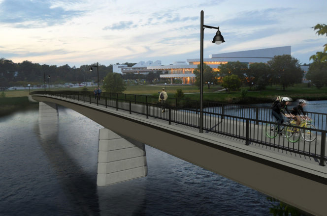 Hancher Footbridge Bridge Design – Iowa City, IA | SRF