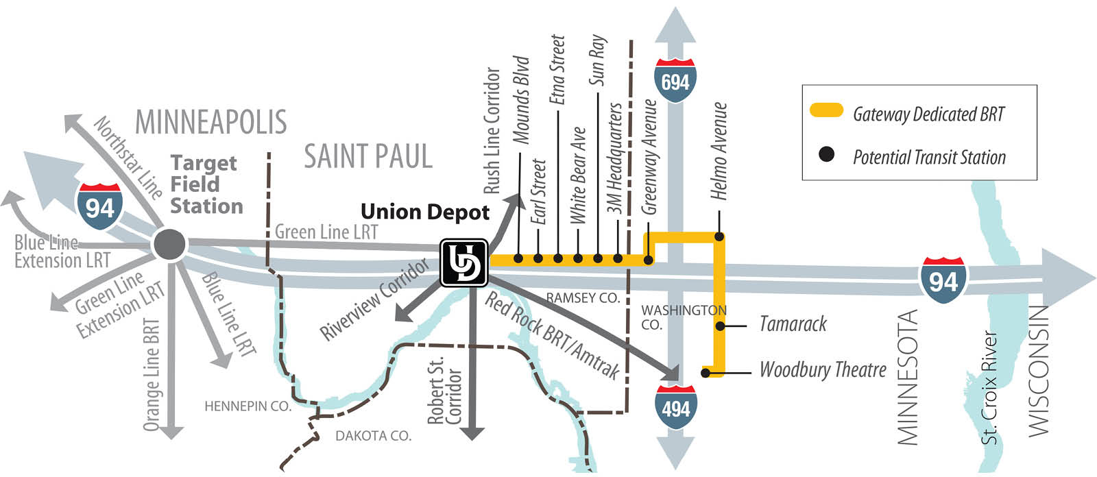 METRO Gold Line BRT - SRF Consulting